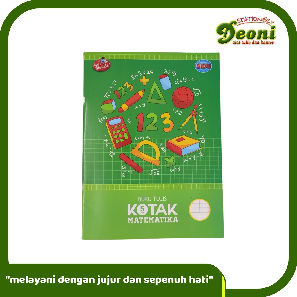 Sidu Math Box Writing Book 5mm 38 Sheets (1Pcs) | Shopee Malaysia