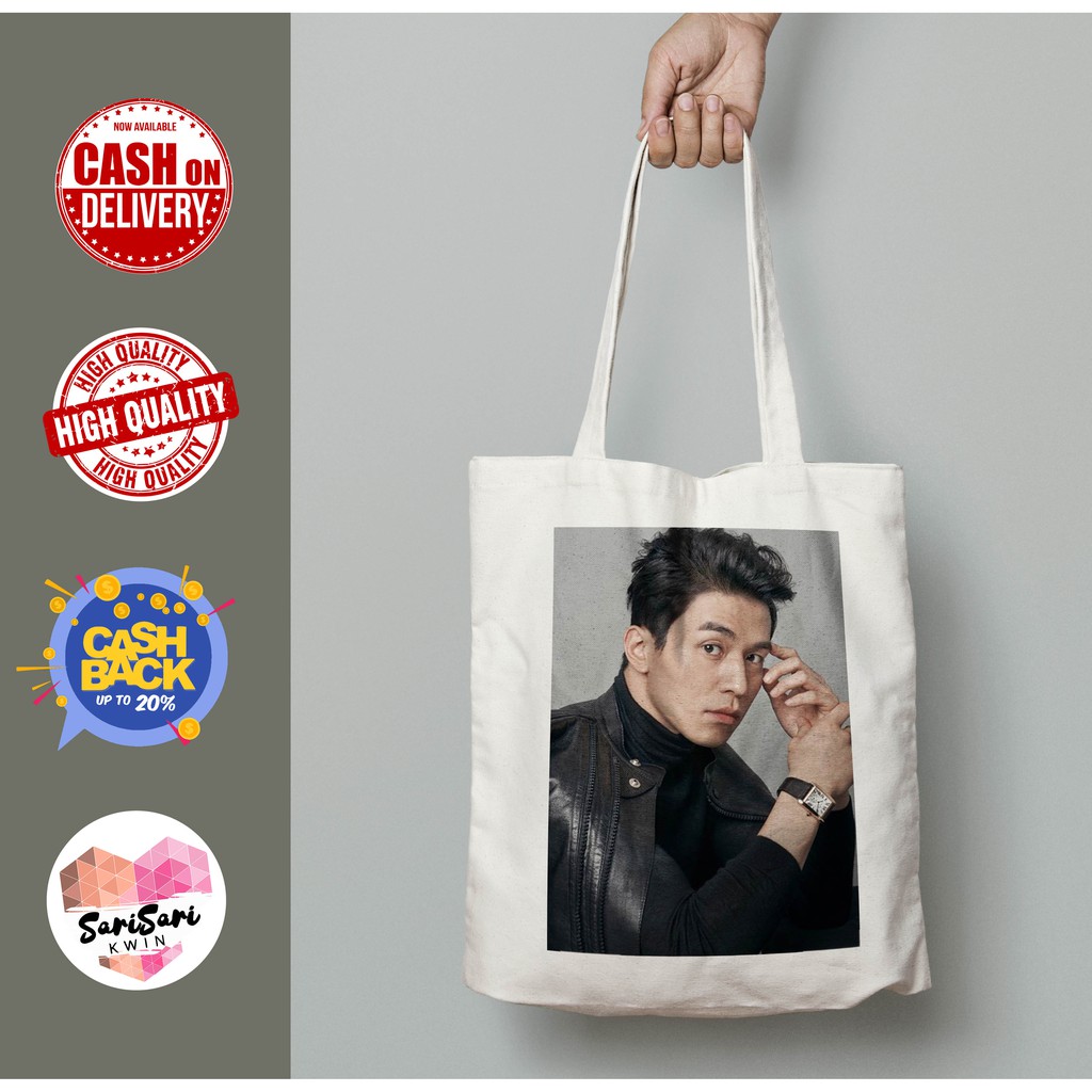 Lee Dong Wook Tote Bag | Lee Dong Wook Canvas Tote Bag | Shopee Malaysia