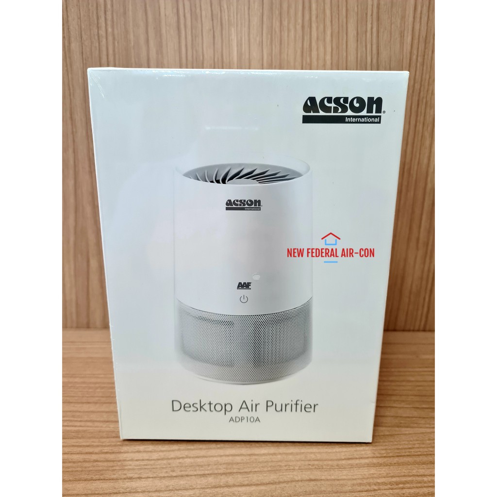 (ORIGINAL) ACSON HEPA FILTER PORTABLE DESKTOP AIR PURIFIER - ADP10A ...