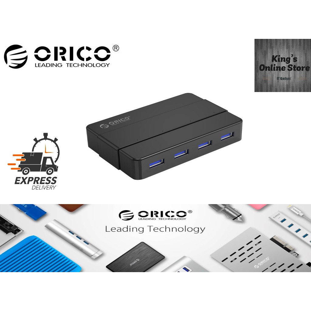 ORICO POWERED USB 4-PORTS HUB ( H4928-U3-V1 ) | Shopee Malaysia