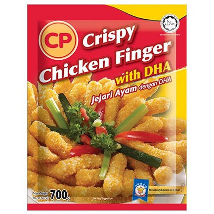 [SHCF] CP Premium Crispy Chicken Finger 700g Frozen Jejari Ayam Halal ...