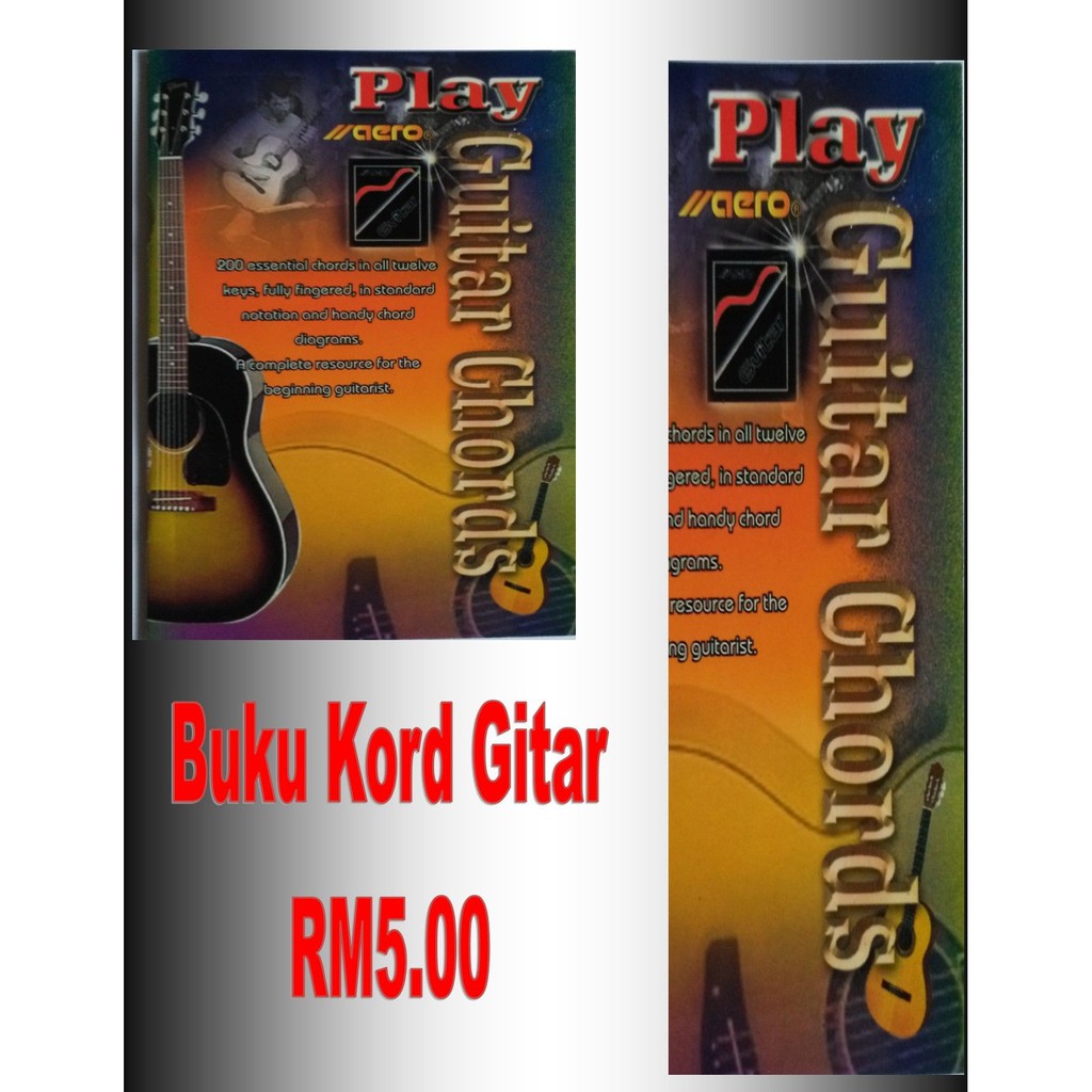 Buku kord gitar asas | Shopee Malaysia