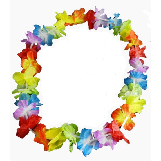 MSIA Ready Stock/ Hawaiian Hula Lei Necklace Beach Party Theme Birthday ...