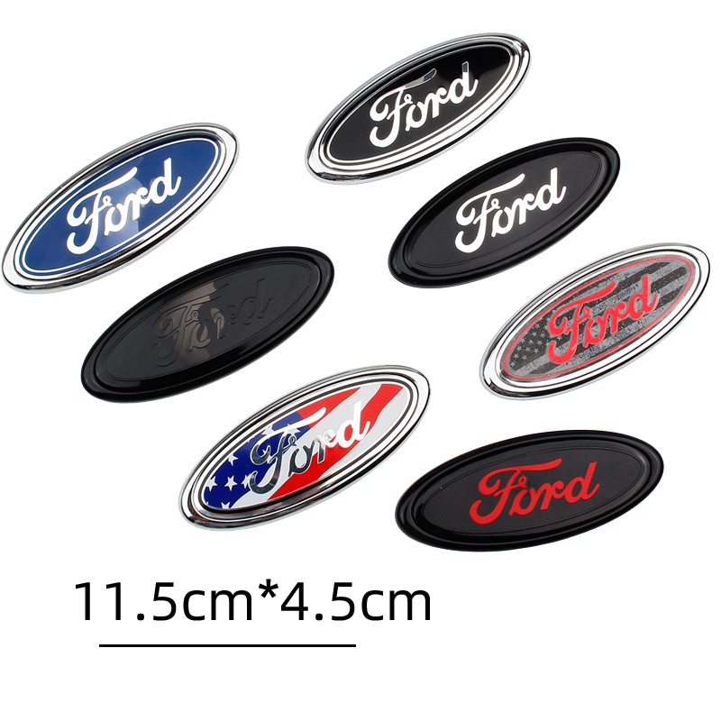 1 ABS 11.5CM*4.5 Ford Logo Emblem Badge Replacement Front Back Car ...