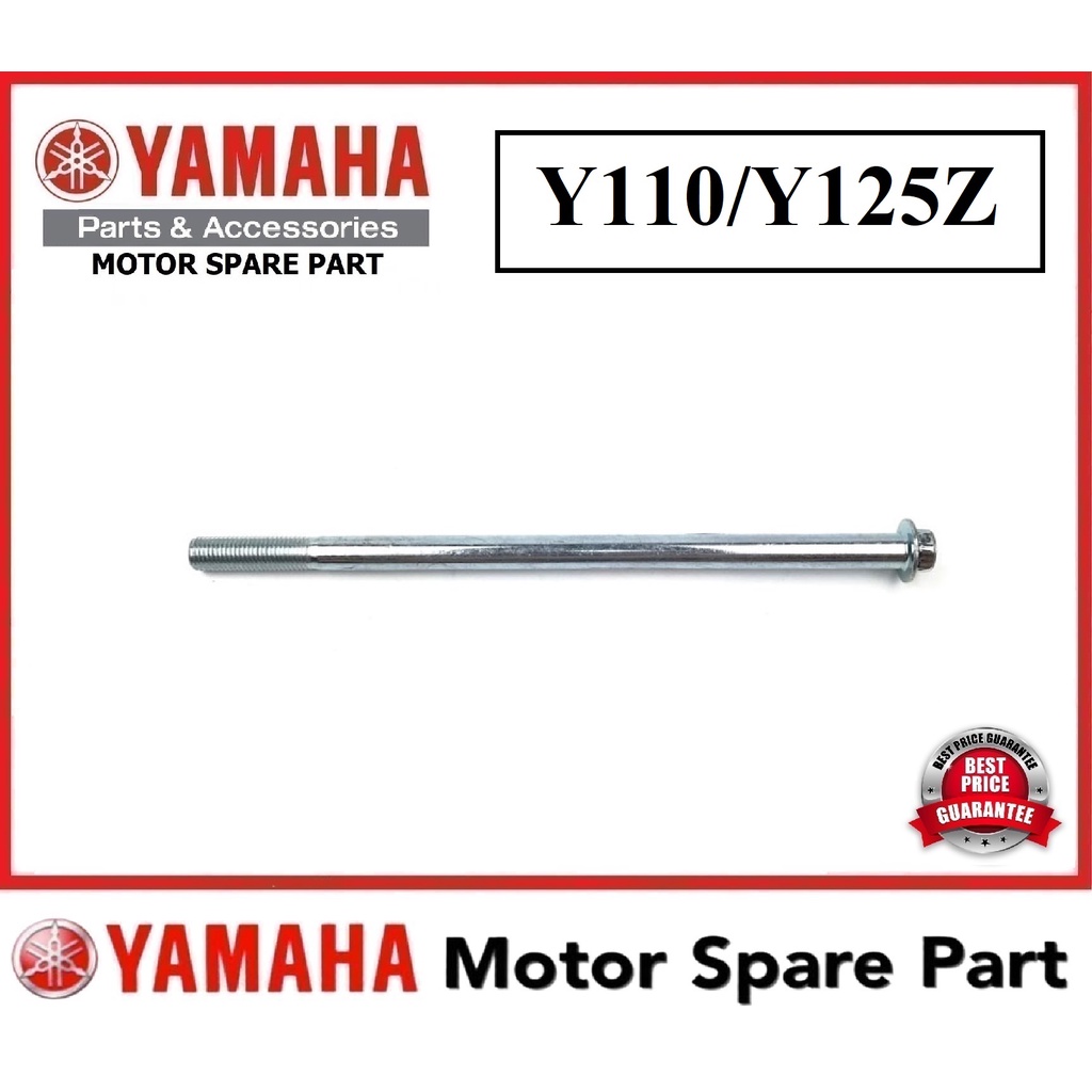 YAMAHA Y110 (N) / Y125Z REAR WHEEL SHAFT 0 BATANG SAB SUB TAYAR TAYA TYRE BELAKANG Y100 Y-110 Y ...
