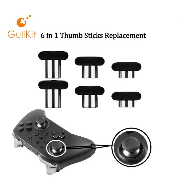 GuliKit NS34 KingKong Ring Thumbstick Kit includes 6 with 3 anti ...