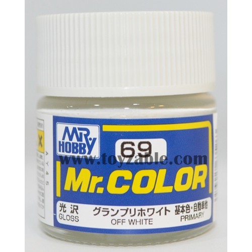 Mr.Hobby Mr.Color C-69 Gloss Off White | Shopee Malaysia