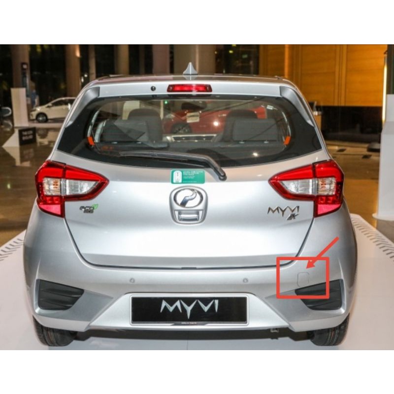 ORIGINAL PERODUA MYVI D20N 2018 REAR BUMPER TOWING COVER CAP | Shopee ...
