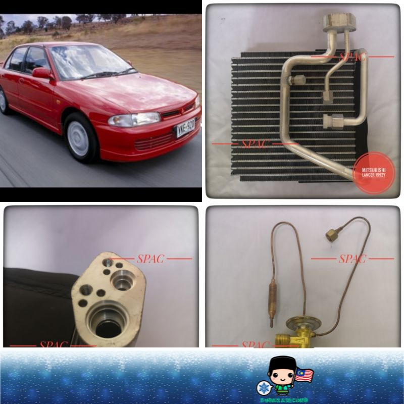 MITSUBISHI LANCER WIRA 1992y COOLING COIL & EXPANSION VALVE 1996 4G91 ...