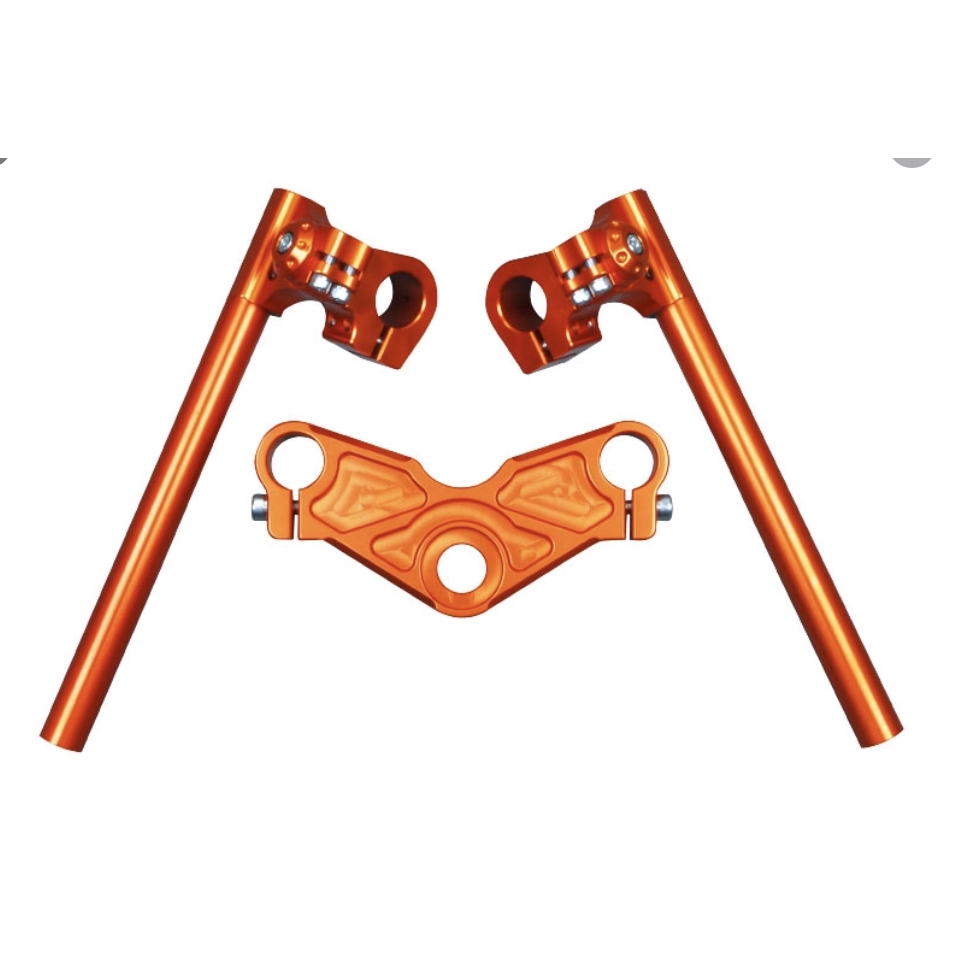 FZ150 RCB RACING BOY ALLOY HANDLE BAR SET SIAP HANDLE CROWN 100% ...
