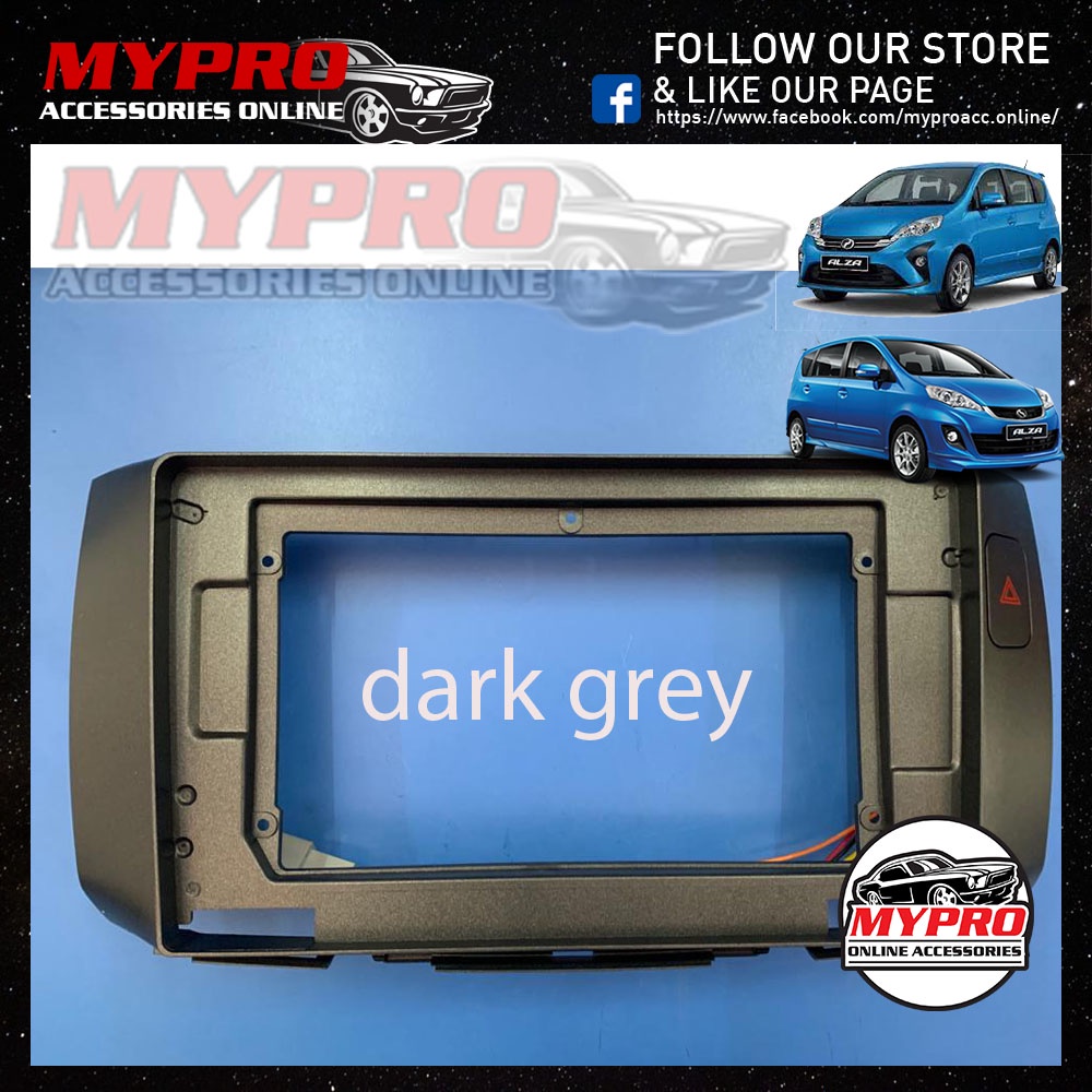 Android Player Casing 10" Perodua Alza (dark grey) | Shopee Malaysia