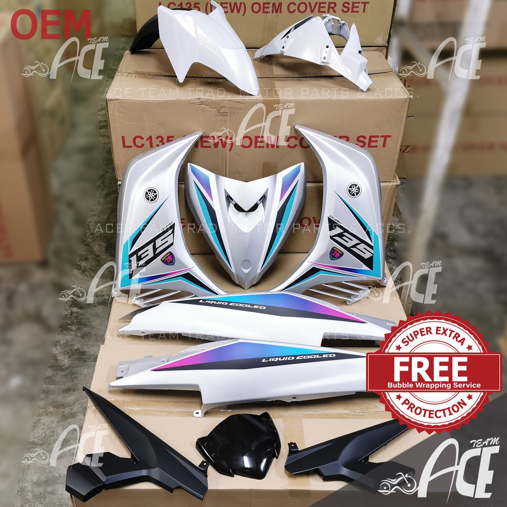 Coverset LC135 V4 Exciter 20th Anniversary Silver/ Yamaha LC V4 Exciter ...