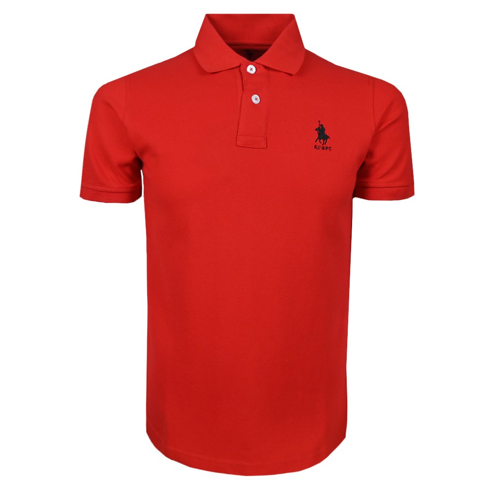 RCB Polo Club Men Red Short Sleeve Polo Shirt RMTS11512 | Shopee Malaysia