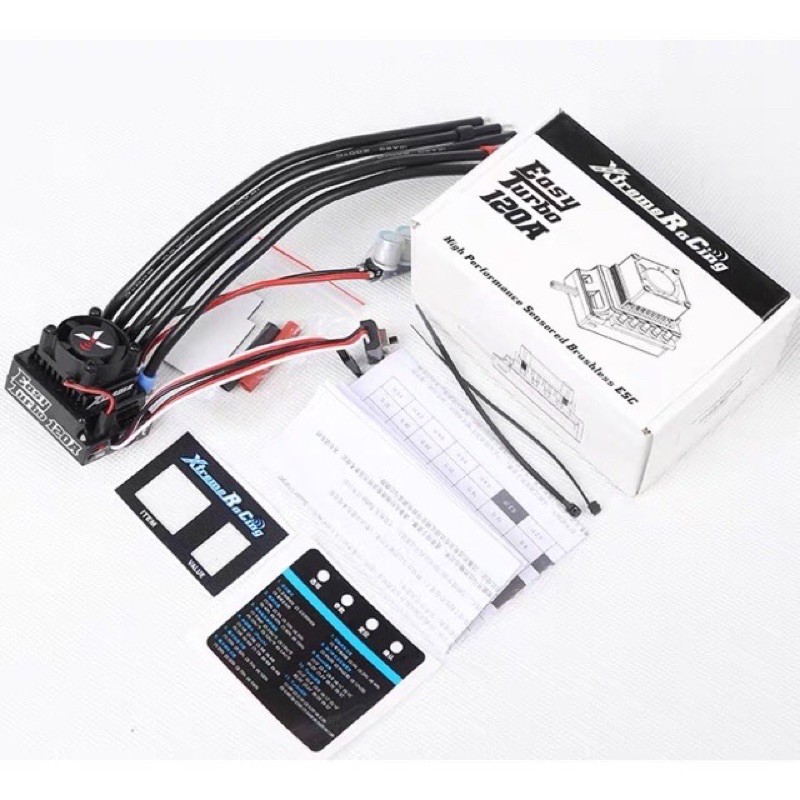 XTREME RACING XRC ET120 Easy Turbo ESC Sensored Brushless / XRC ET120 ...