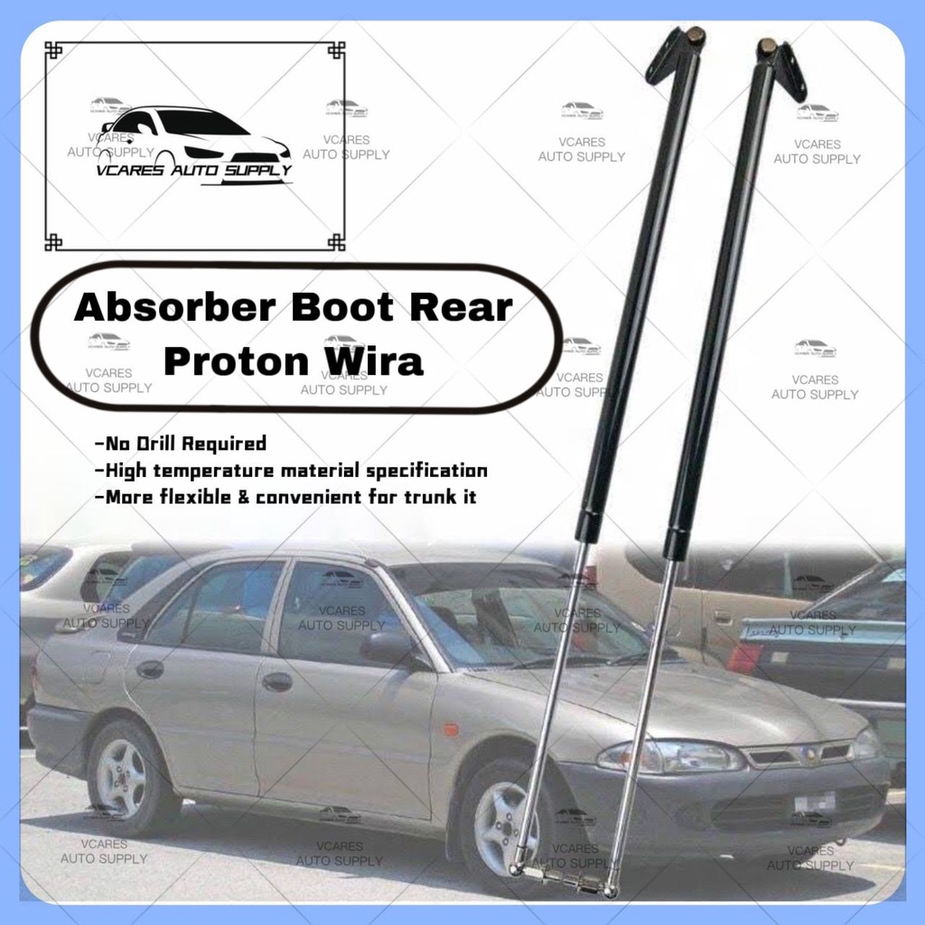 Proton Wira Aeroback Rear Boot Absorber Bonnet Damper Gas Spring ...