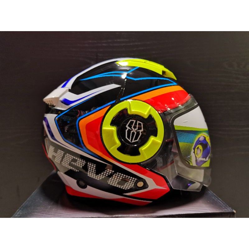 HEVO HELMET OF729/02RD GREY/RED WHITERED/BlueFG/BlueRed | Shopee Malaysia