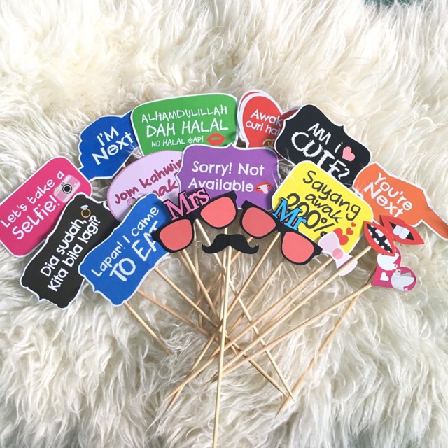 WEDDING PROPS 18 PCS (PER SET) | Shopee Malaysia