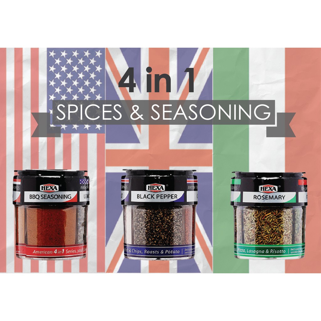 [MD Keto] Hexa Italian / American / British 4 in 1 seasoning halal herb ...