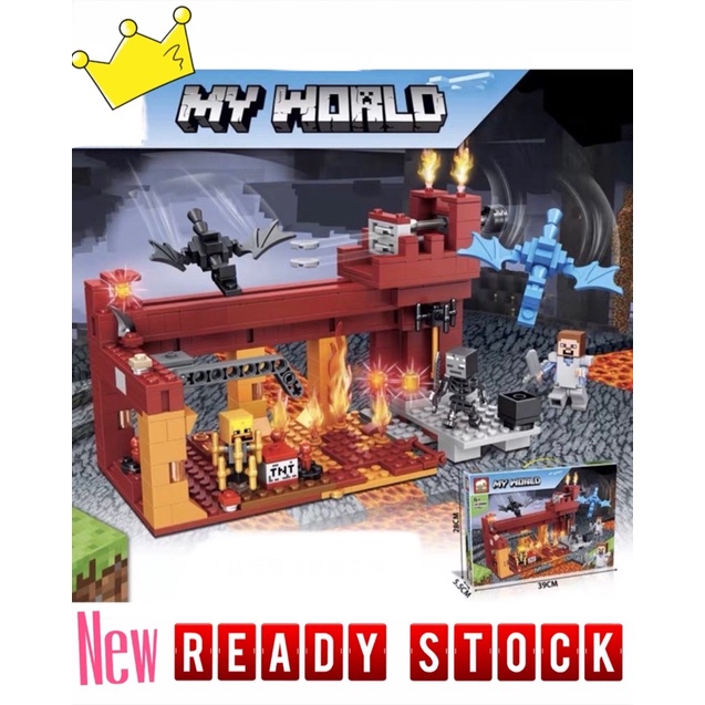 New product....MY WORLD Minecraft Fire 🔥 good product 🔥 ready stock ...