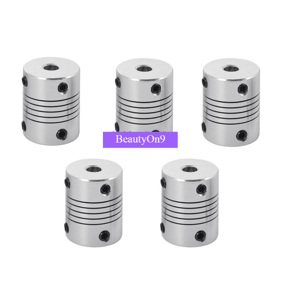 (READY STOCK) 5PCS Flexible Coupling 5mm To 8mm NEMA 17 Shaft Coupler ...