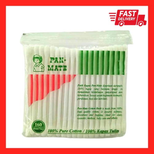 PAN-MATE COTTON BUDS (160 TIPS) | Shopee Malaysia