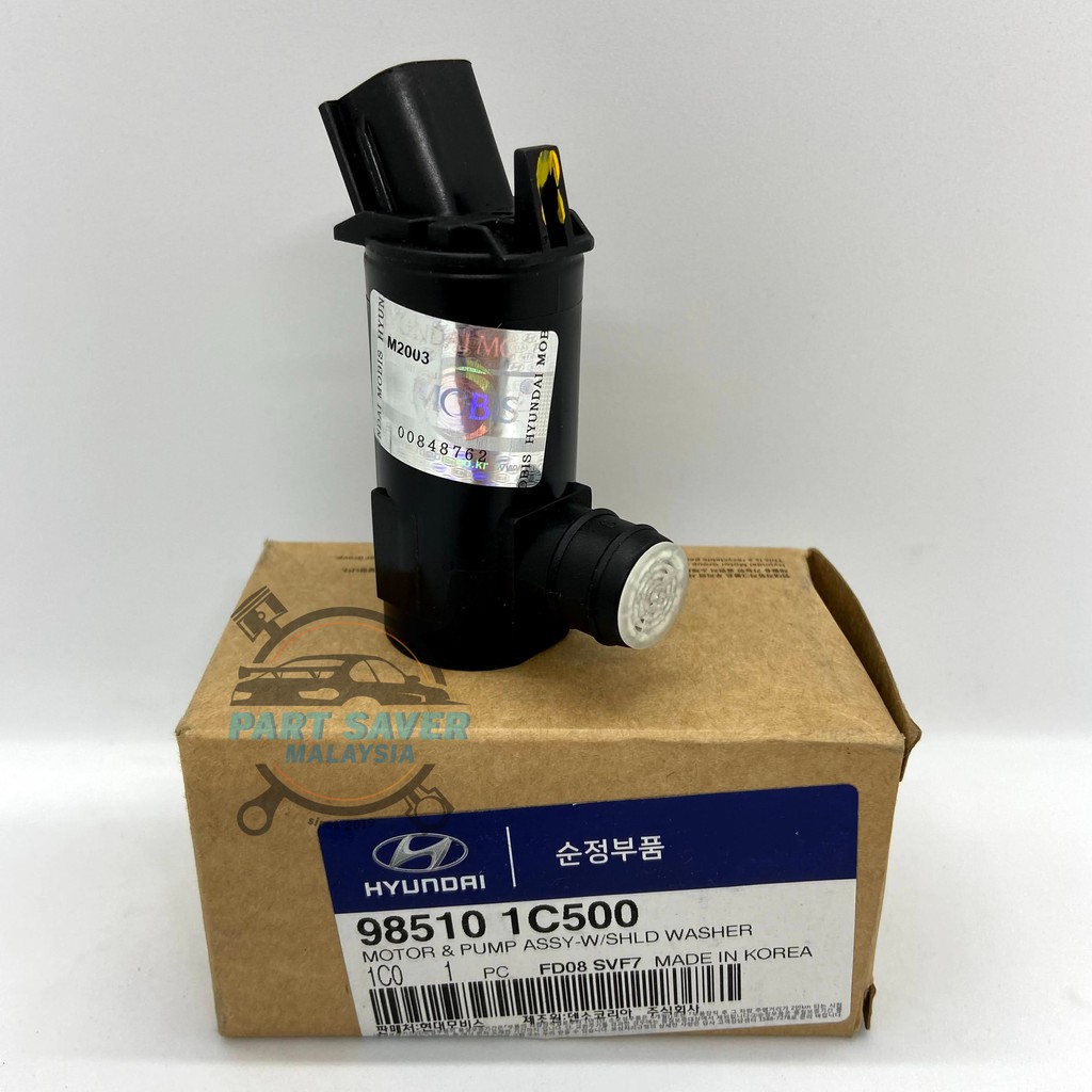 98510-1C500 GENUINE HYUNDAI KIA WINDSHIELD WASHER MOTOR / WASHER TANK ...