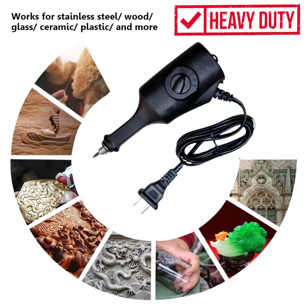 ELECTRIC MARKER PEN ENGRAVER CARVING PENCIL TYPES TOOLS MARK PEN for ...