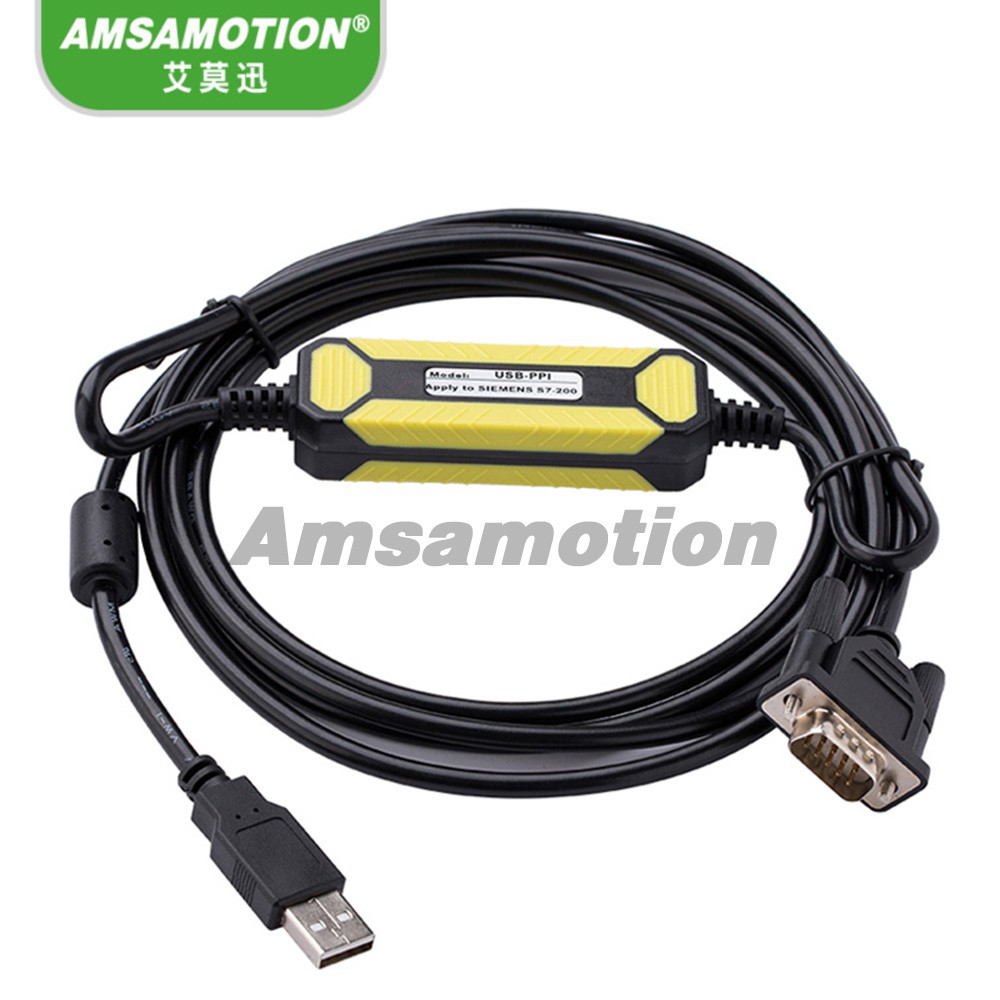 USB-PPI PLC Programming Cable USB to RS485 Adapter For Siemens S7-200 ...