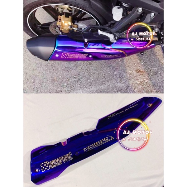 [ VIETNAM EXCITER EXHAUST COVER CARBON ] YAMAHA Y16ZR Y16 PIPE MUFFLER ...