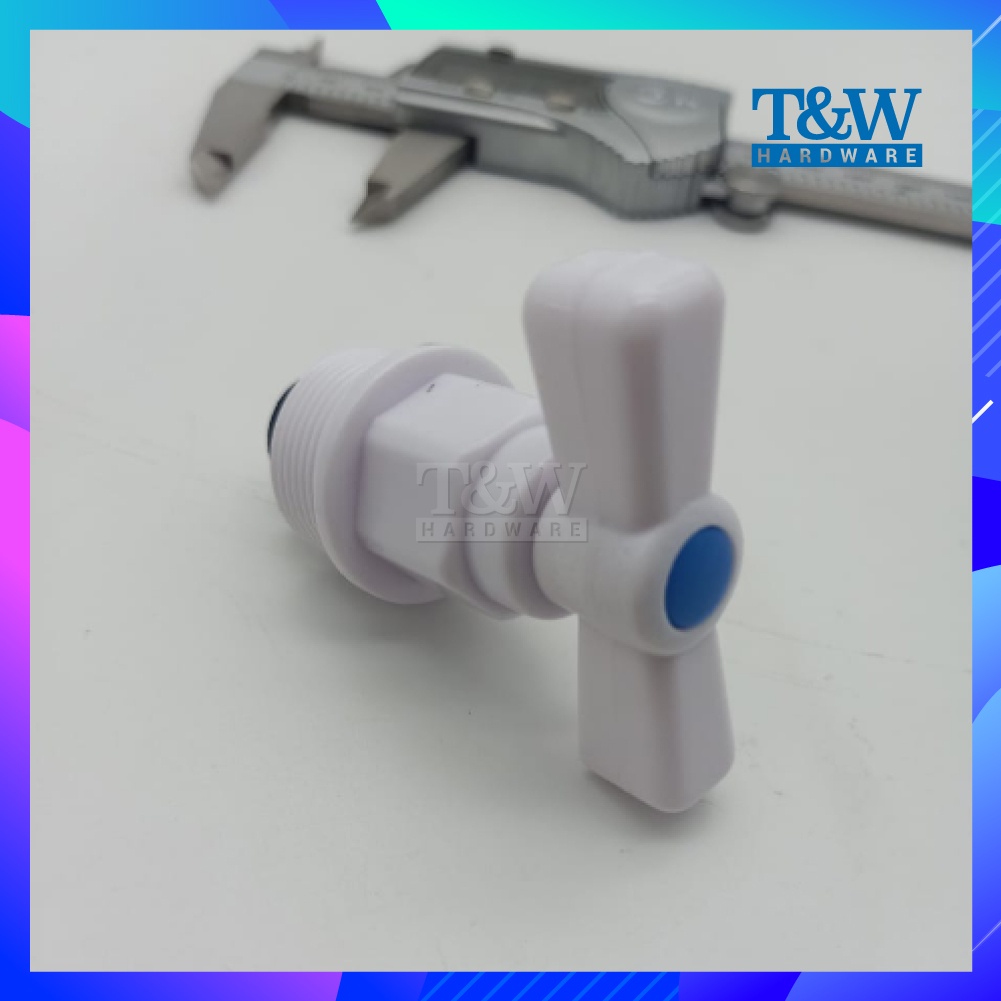 [DKI] 15mm 1/2" PVC plastic stopcock replacement cartridge valve (gigi ...