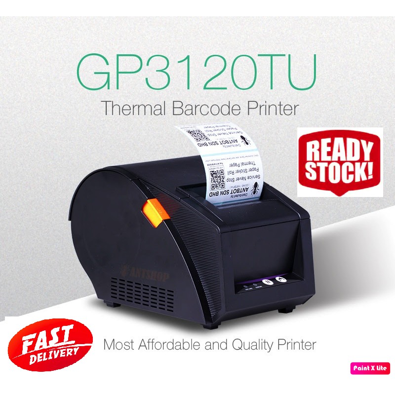 Gprinter 3120TU [USB OR USB-Bluetooth] Label Printer Thermal Receipt ...