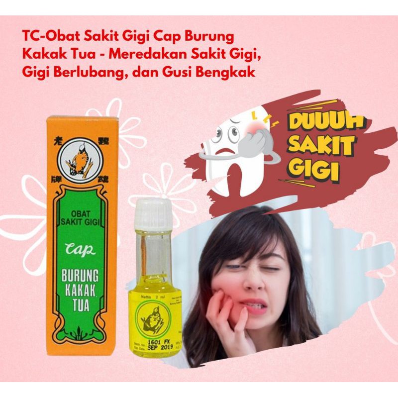 Pengalaman Pakai Obat Sakit Gigi Cap Burung Kakak Tua | Shopee Malaysia