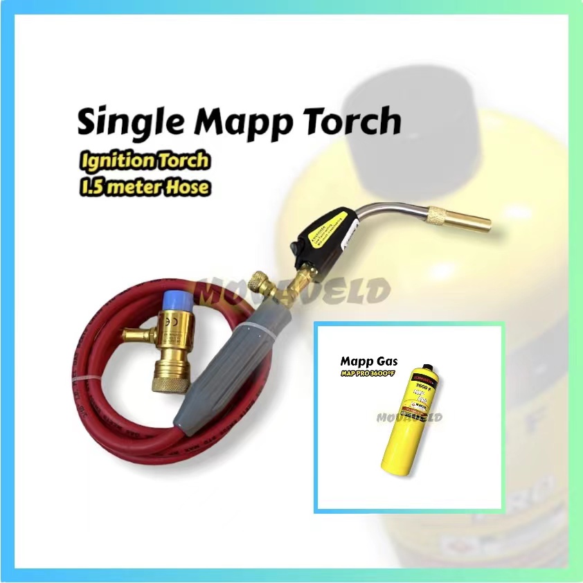 Mapp Gas Single Barrel Torch Mapp Gas Torch Hand Torch Welding Torch ...