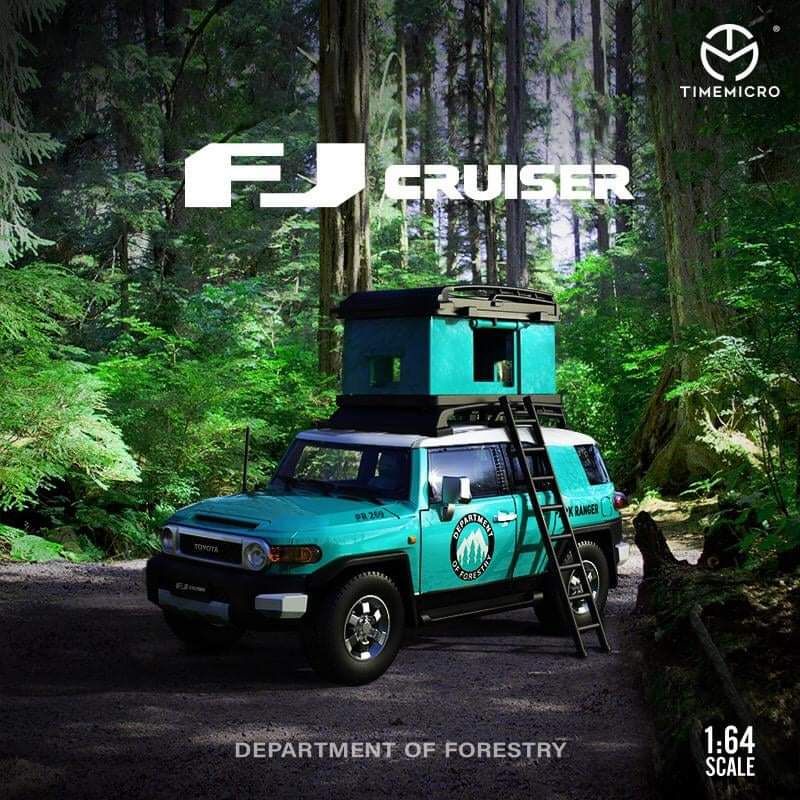Time Micro Toyota FJ Cruiser Department of Forestry Diecast Model with ...