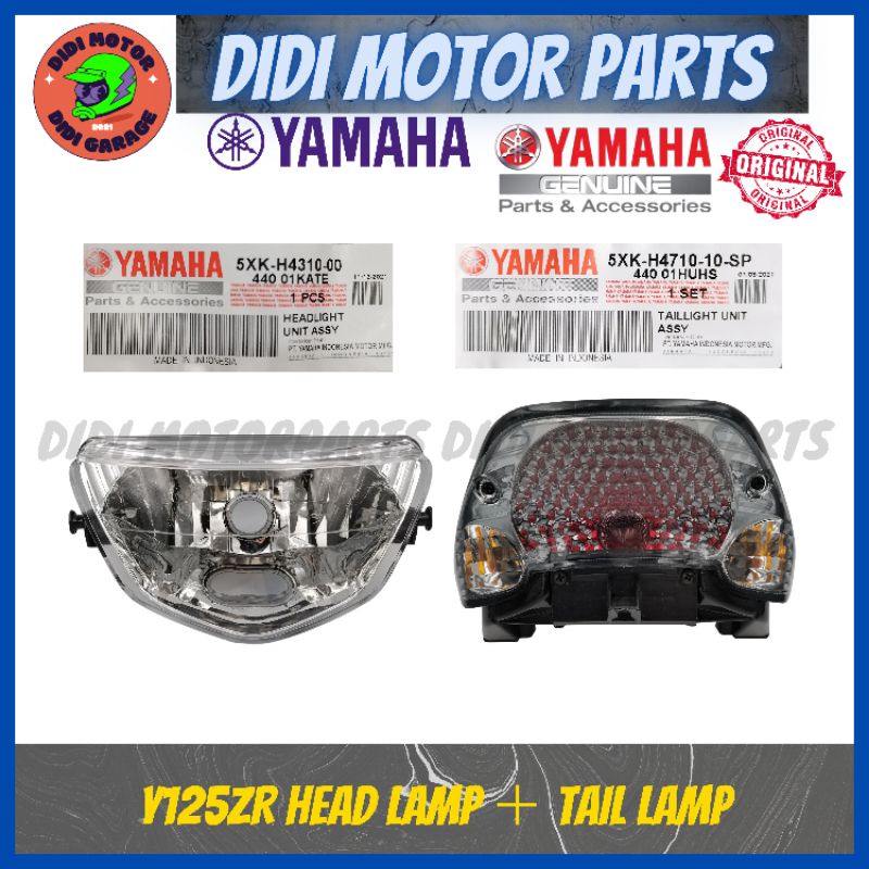 DIDI MOTORPARTS Y125 zr Head Lamp / Tail Lamp，Lampu Depan Lampu Belakang Y125zr | Shopee Malaysia