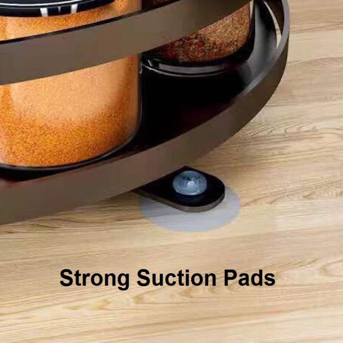 OSUKI Kitchen Rotate Shelf Steel Rack Lazy Susan | Rak Putar Dapur ...