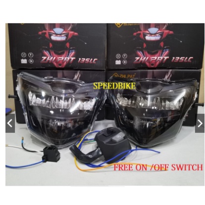 LAMPU ZHIPHAT LED HEAD LAMP LC135 NEW LC135 V2 V3 V4 V5 V6 IMPORT FROM VIETNAM (foc on off ...