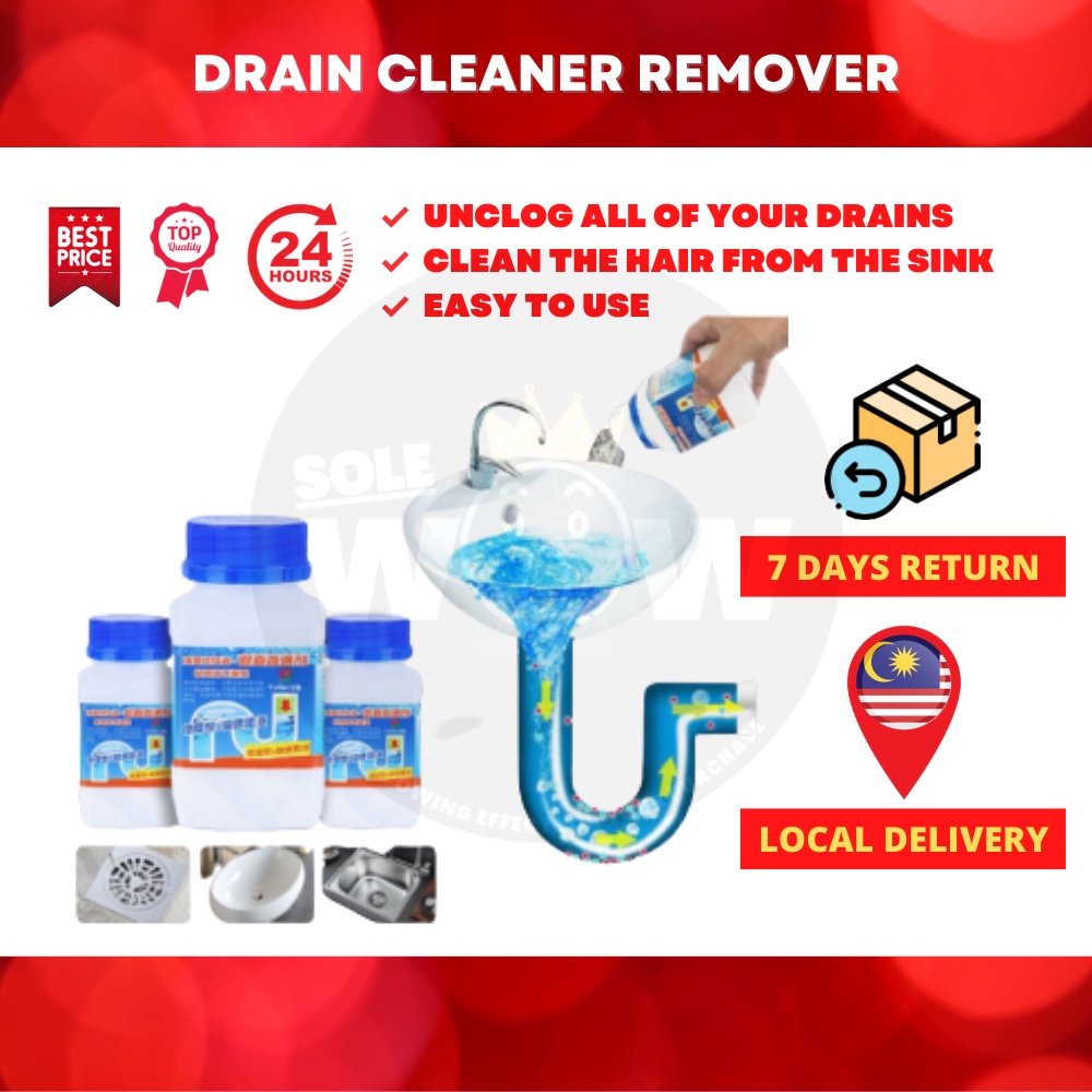 Original 268gram Effective Drain Cleaner Remover Sink Home Pipe Dredge ...