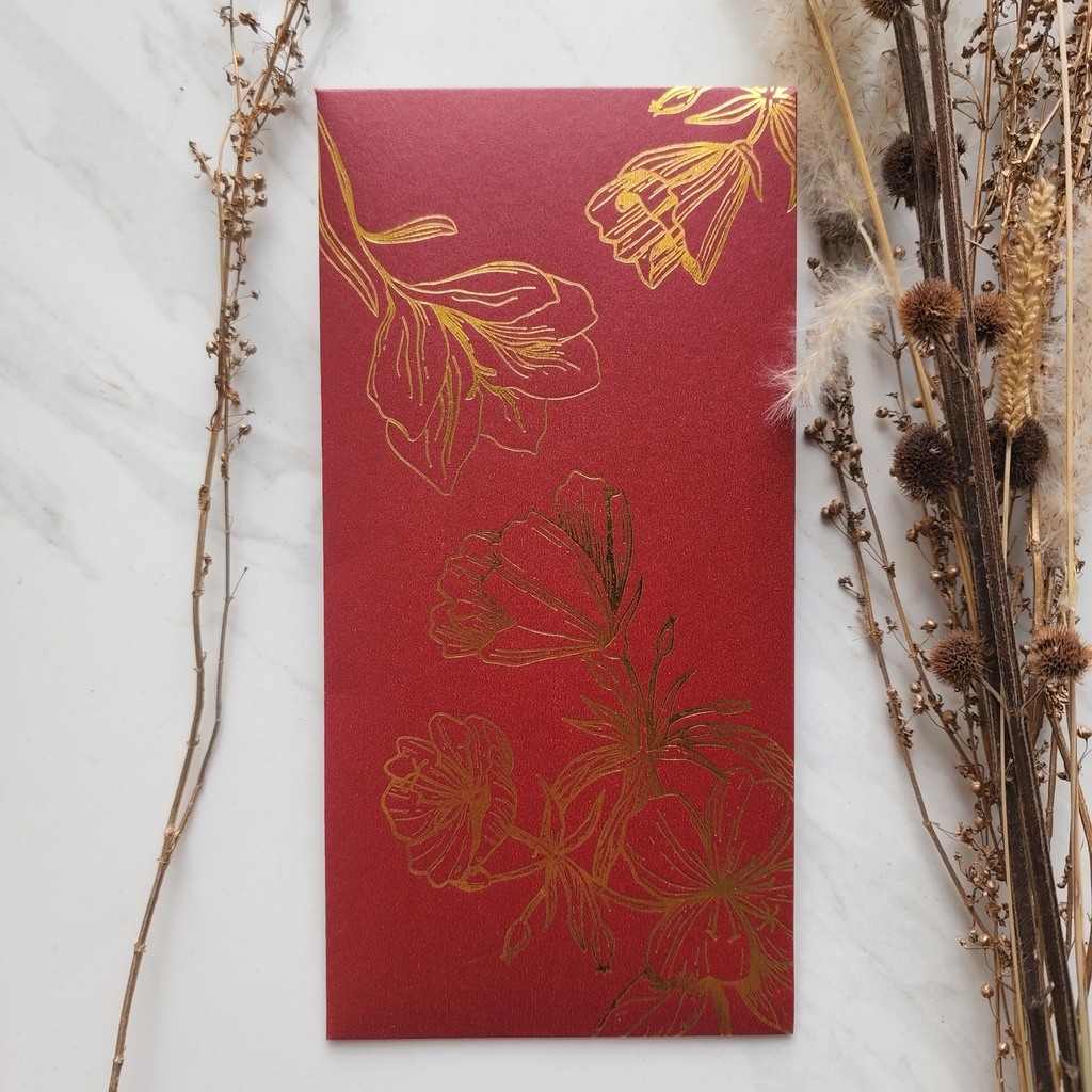 Premium Jumbo Flower Money Envelope / Fancy Paper Flower Angpao ...