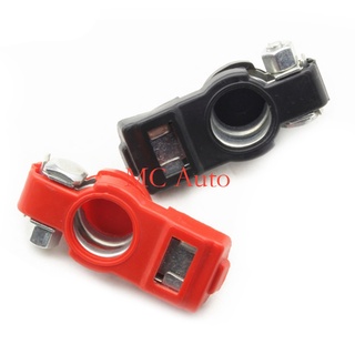 1Pair Car Battery Terminal Copper Battery Clamp Terminal Kepala Bateri ...