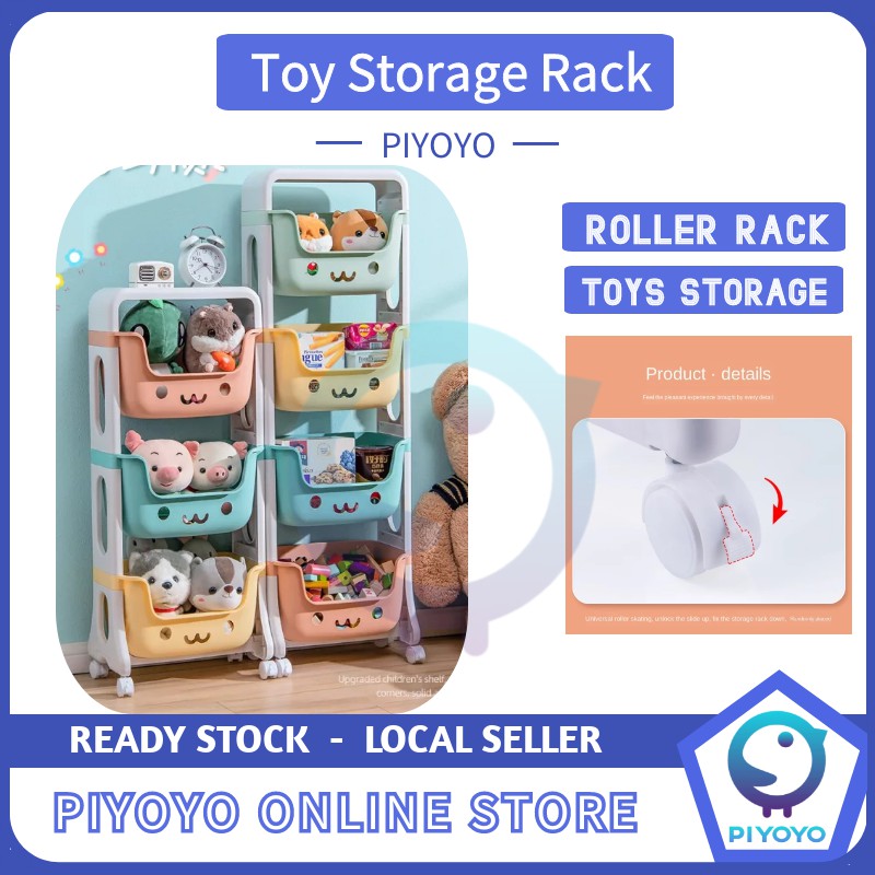 💥Ready Stock💥Toys Storage Rack Toy Organizer Rack Kids Toy Organizer ...