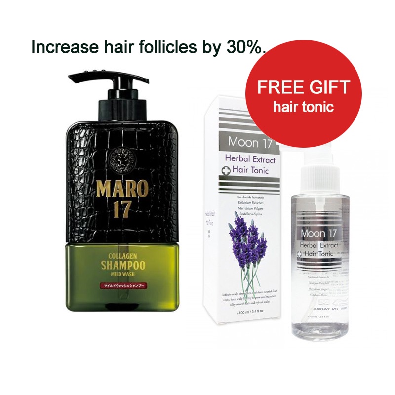 MARO17 COLLAGEN SHAMPOO Mild Wash 350ml (dry & sensitive scalp) | Shopee Malaysia