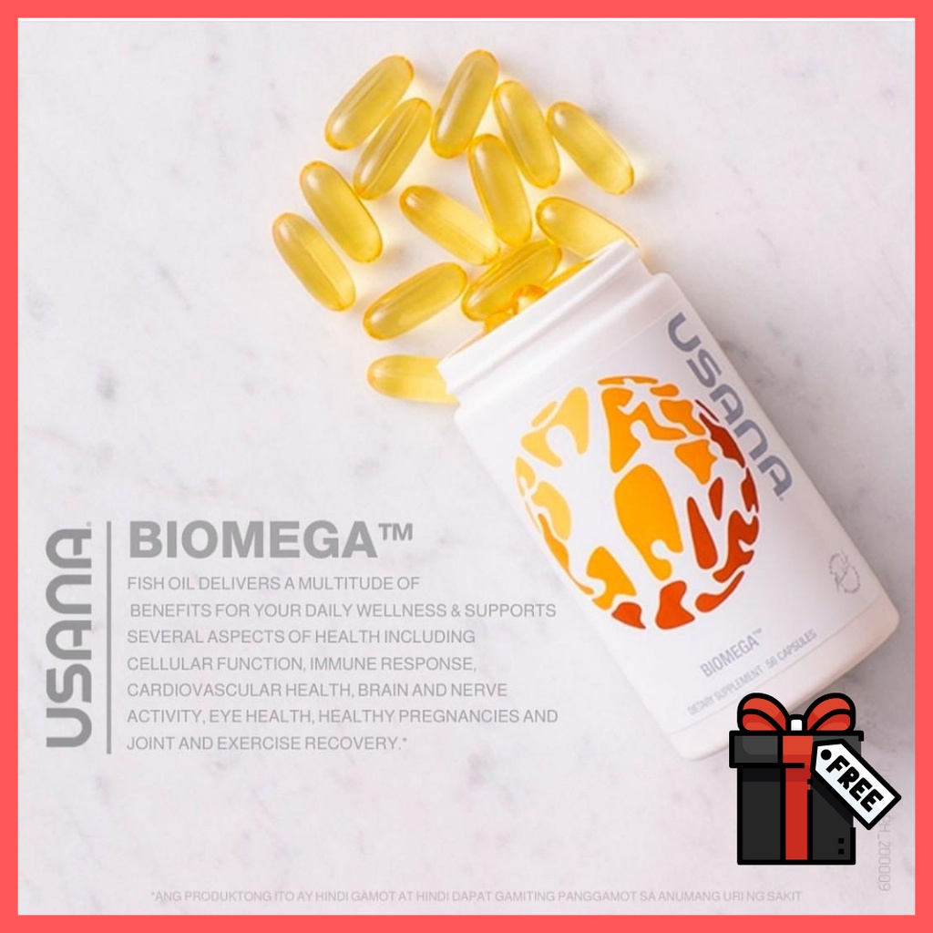 USANA BIOMEGA III Plus Fish Oil 鱼油胶囊(56 soft gel capsules) READY STOCK ...