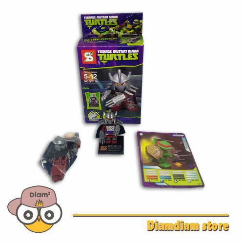 Teenage Mutant Ninja Turtles Block Toys - Shredder | Shopee Malaysia