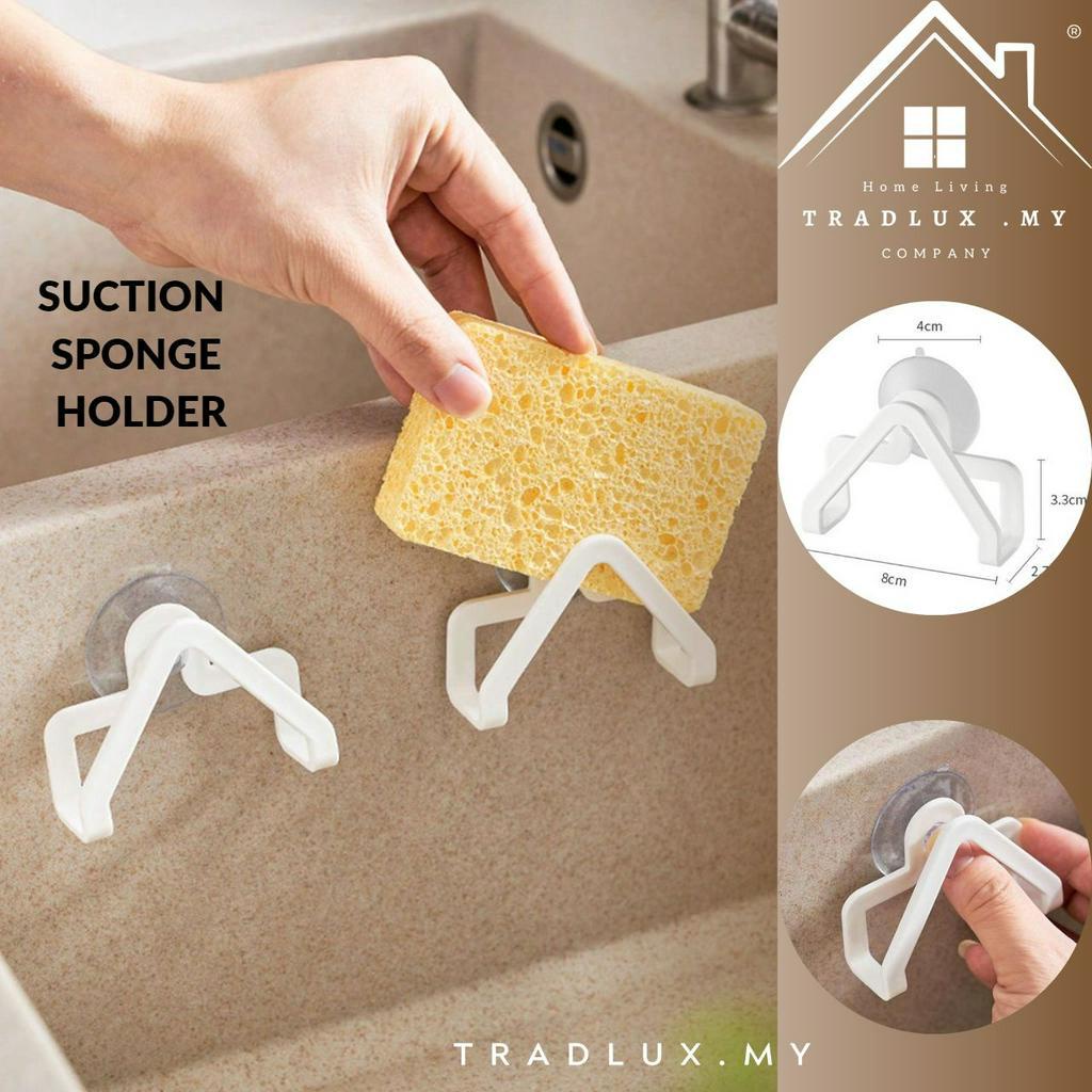 Tradlux Sponge Rack Holder Kitchen Organizer Suction Cup Sink Drain ...