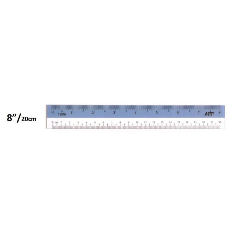 Plastic Straight Ruler 15cm/20cm/30cm Pembaris/尺For Student Office Use | Shopee Malaysia