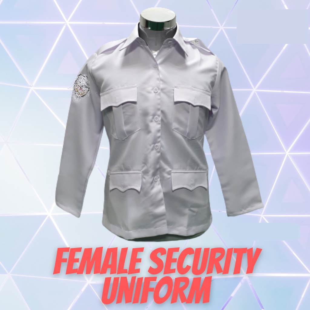Women Security Guard Uniform | Baju security untuk WANITA | Uniform ...
