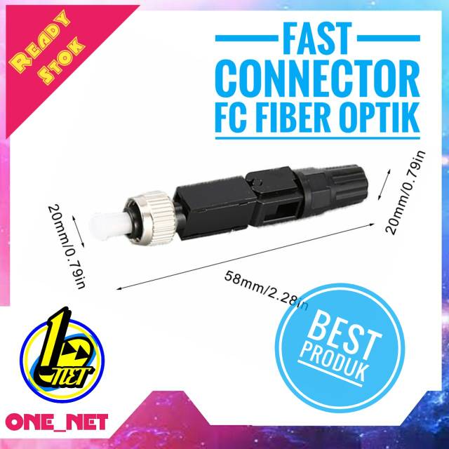 Fast Connector Fc Fiber Optic Ftth Connector | Shopee Malaysia