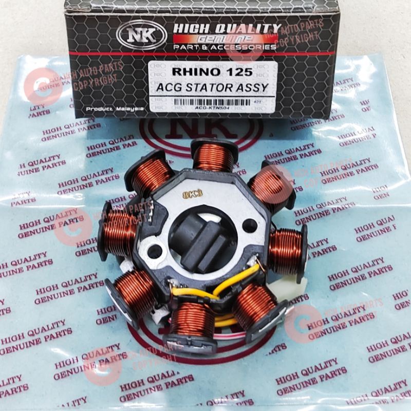 ACG STATOR COIL ASSY - KTNS - RHINO 125 (NK) | Shopee Malaysia