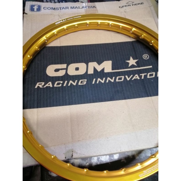 COMSTAR RIM ALLOY 140*17 GOLD/BLUE COM STAR RIM ALLOY 140/160X17 GOLD ...